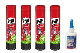 4 Pack Pritt Stick 43g Glue Stick & White School Glue | Shop Today. Get ...