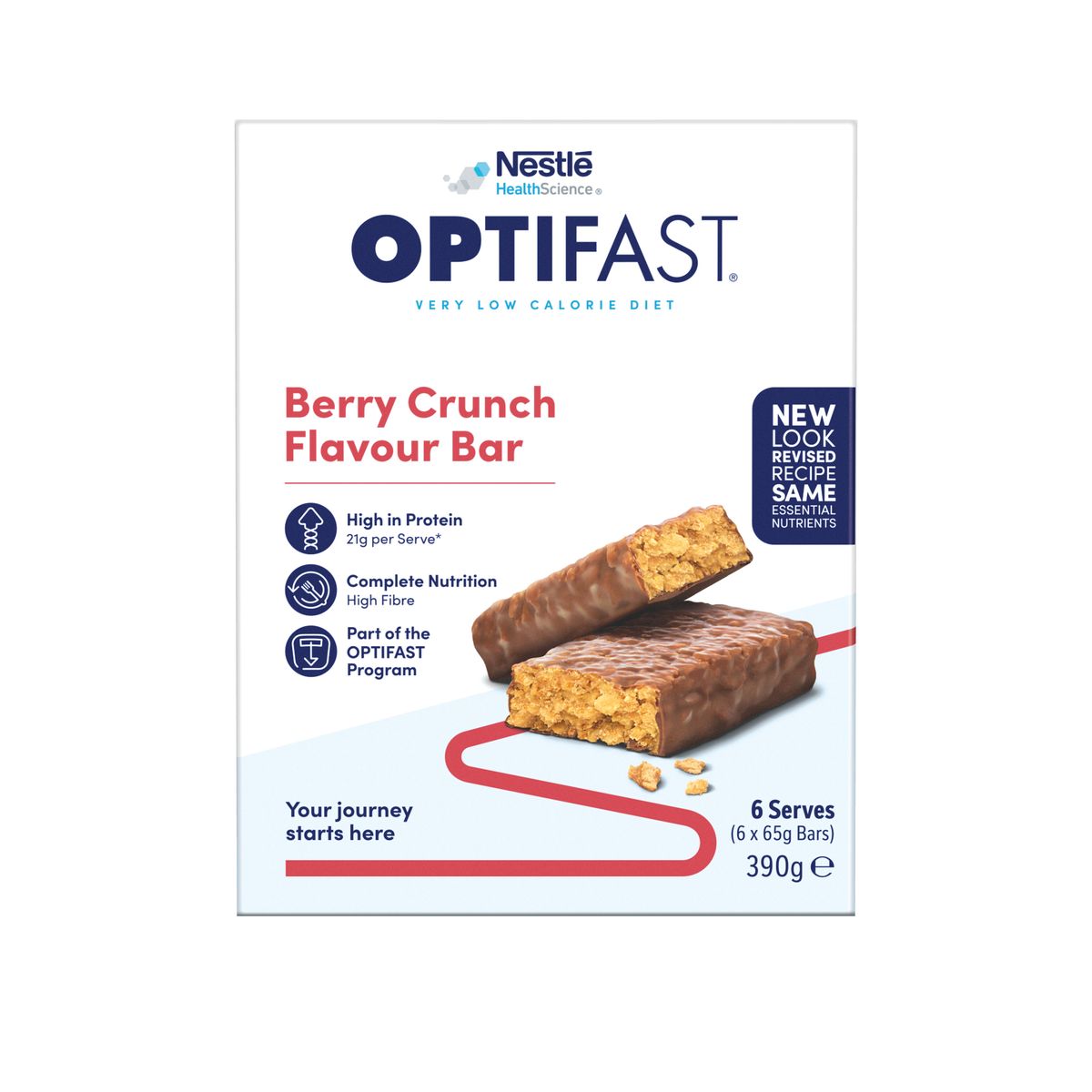 OPTIFAST BERRY BAR CRUNCH 12 (6 x 65g) | Shop Today. Get it Tomorrow ...