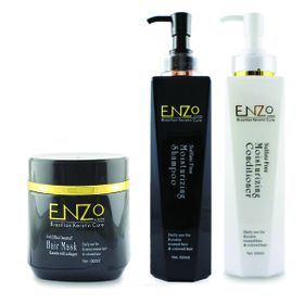 Enzo Brazilian Keratin Cure Shampoo + Conditioner + Hair Mask | Shop ...