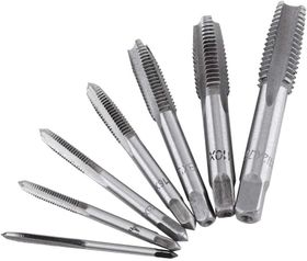 7pcs Metric Thread Steel Tap Tapping Thread Cutting Tool | Shop Today ...