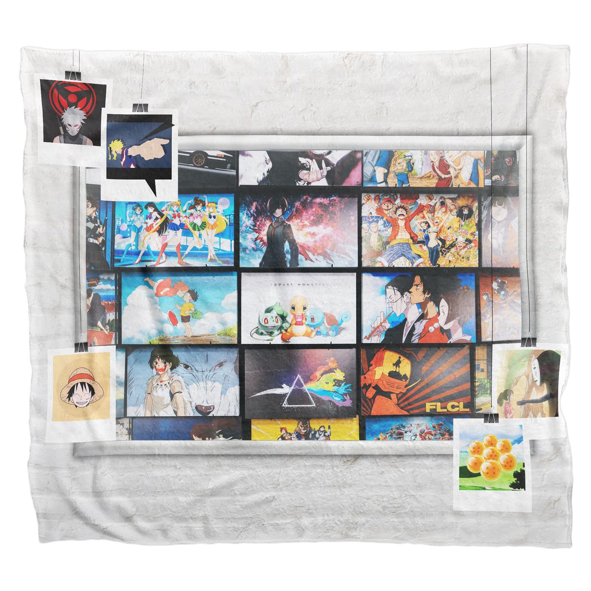 Anime Collection Poster - Light Weight Fleece Blanket | Shop Today. Get ...