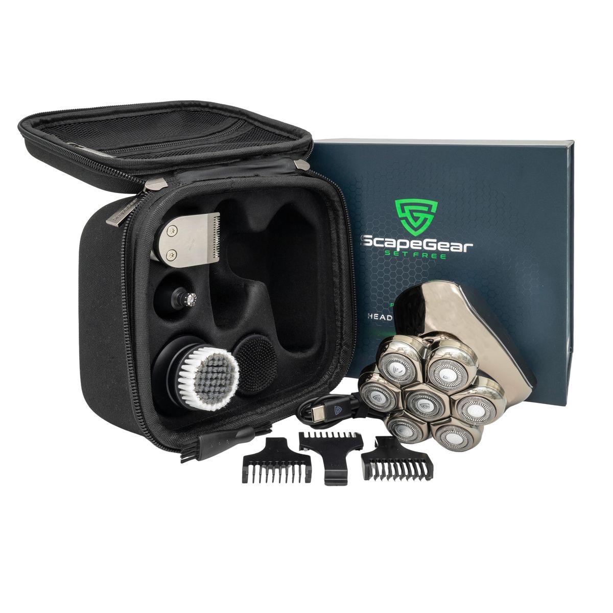 ScapeGear Premium Head Shaver Set for Men | Shop Today. Get it Tomorrow ...