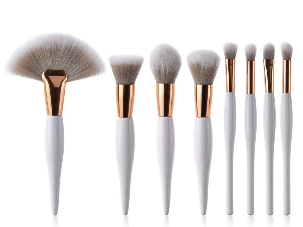 White Drop Makeup Brush Set- 8 Piece | Shop Today. Get it Tomorrow ...