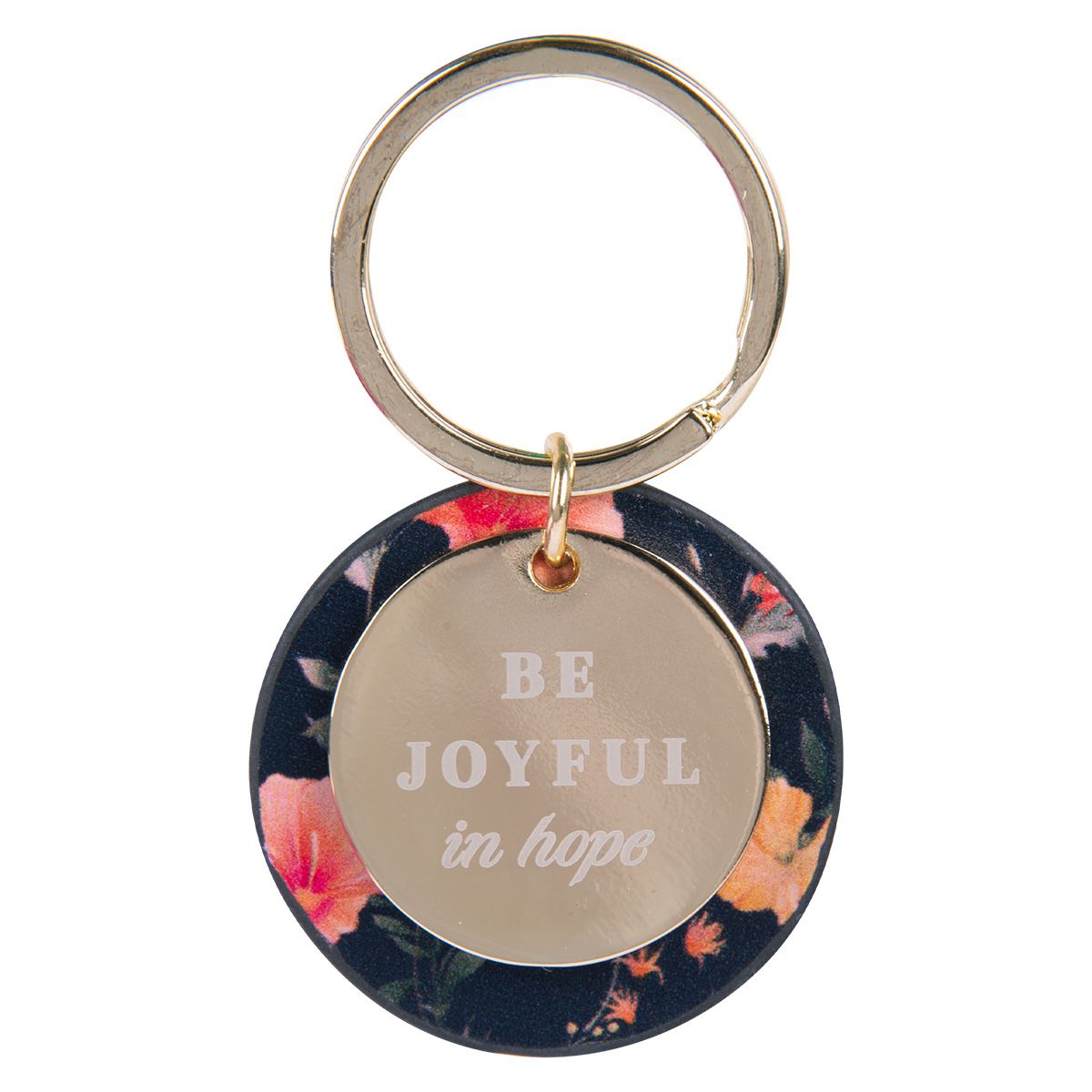 Faux Leather Key Ring - Be Joyful in Hope | Shop Today. Get it Tomorrow ...