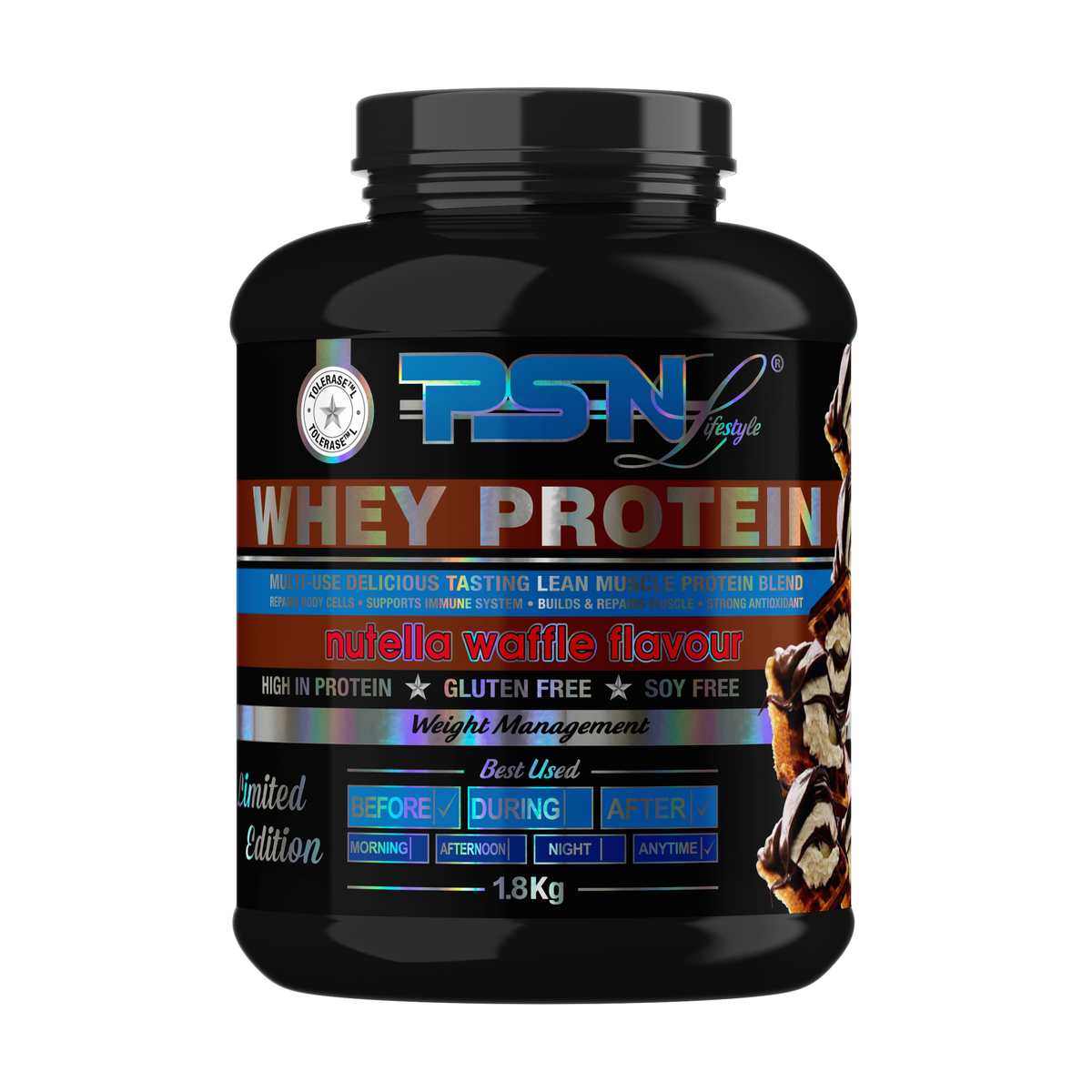 PSNLifestyle Bulk Value 1.8kg MRP Whey Protein - Nutella Waffle | Shop ...