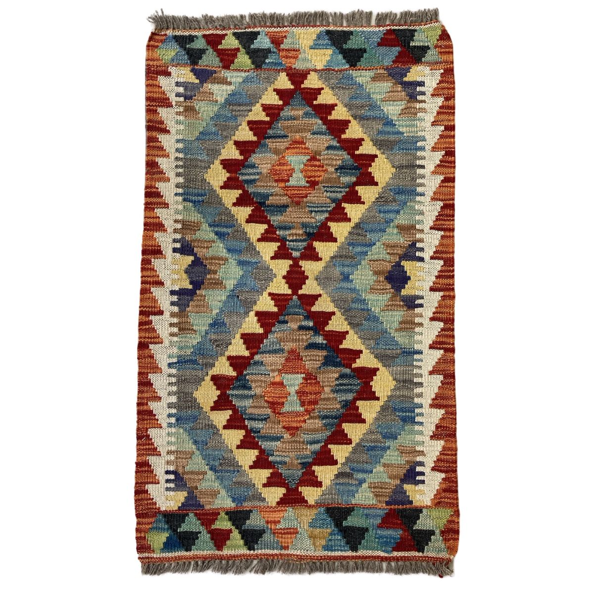Handmade Afghan Small Kilim Chobi Rug - 90 x 60 cm | Shop Today. Get it ...