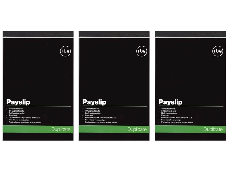 RBE Payslip Duplicate Pads A5 -3's | Shop Today. Get it Tomorrow ...