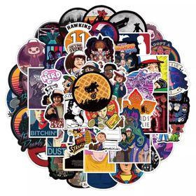 50 Piece High Quality Stranger Things Vinyl Sticker Pack | Shop Today ...