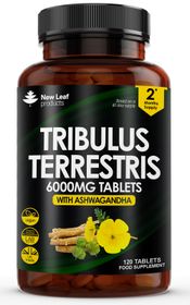 Tribulus Terrestris High Strength Tablets with Ashwagandha 2 Month ...