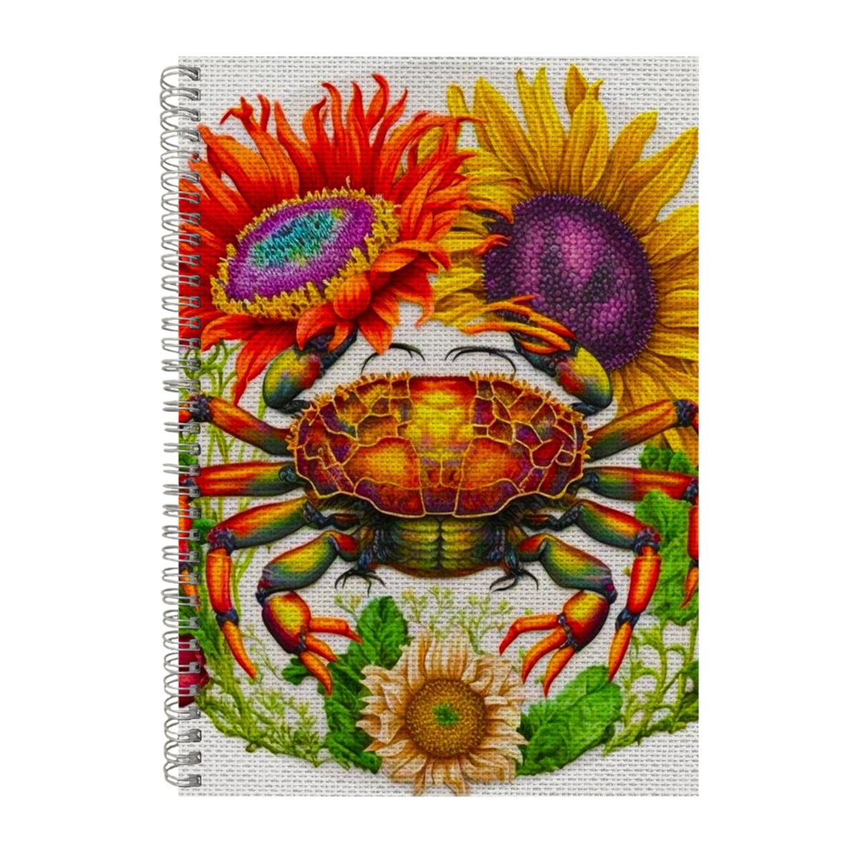 Embroidered CRAB1 Notebook Gift Idea A4 Notepad Pad 99 | Shop Today ...
