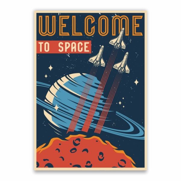 Welcome To Space Poster - A1 | Shop Today. Get it Tomorrow! | takealot.com