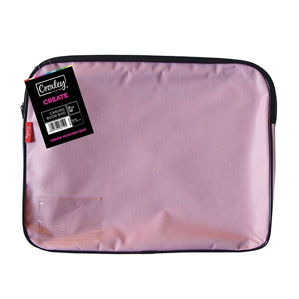 CROXLEY Canvas Gusset Book Bag Pink Pack of 6 | Shop Today. Get it ...