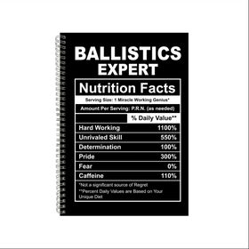 Ballistics Expert Notebook Writing Book A4 Notepad 09 | Shop Today. Get ...