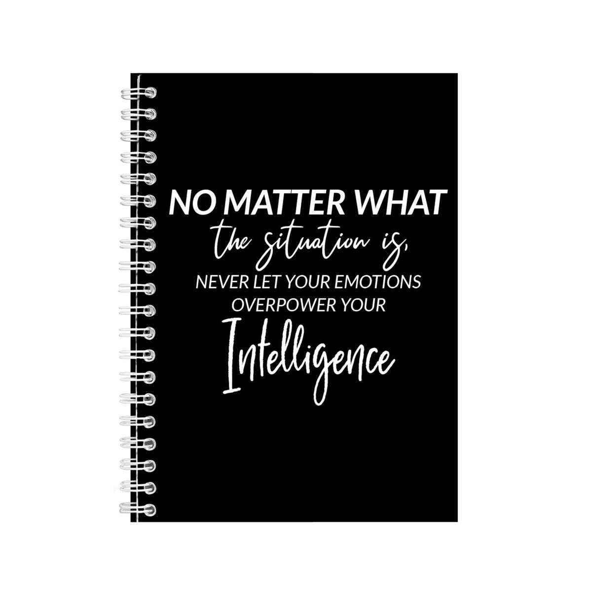 No matter A5 Notebook Spiral Lined Motivational Sayings Graphic Notepad ...