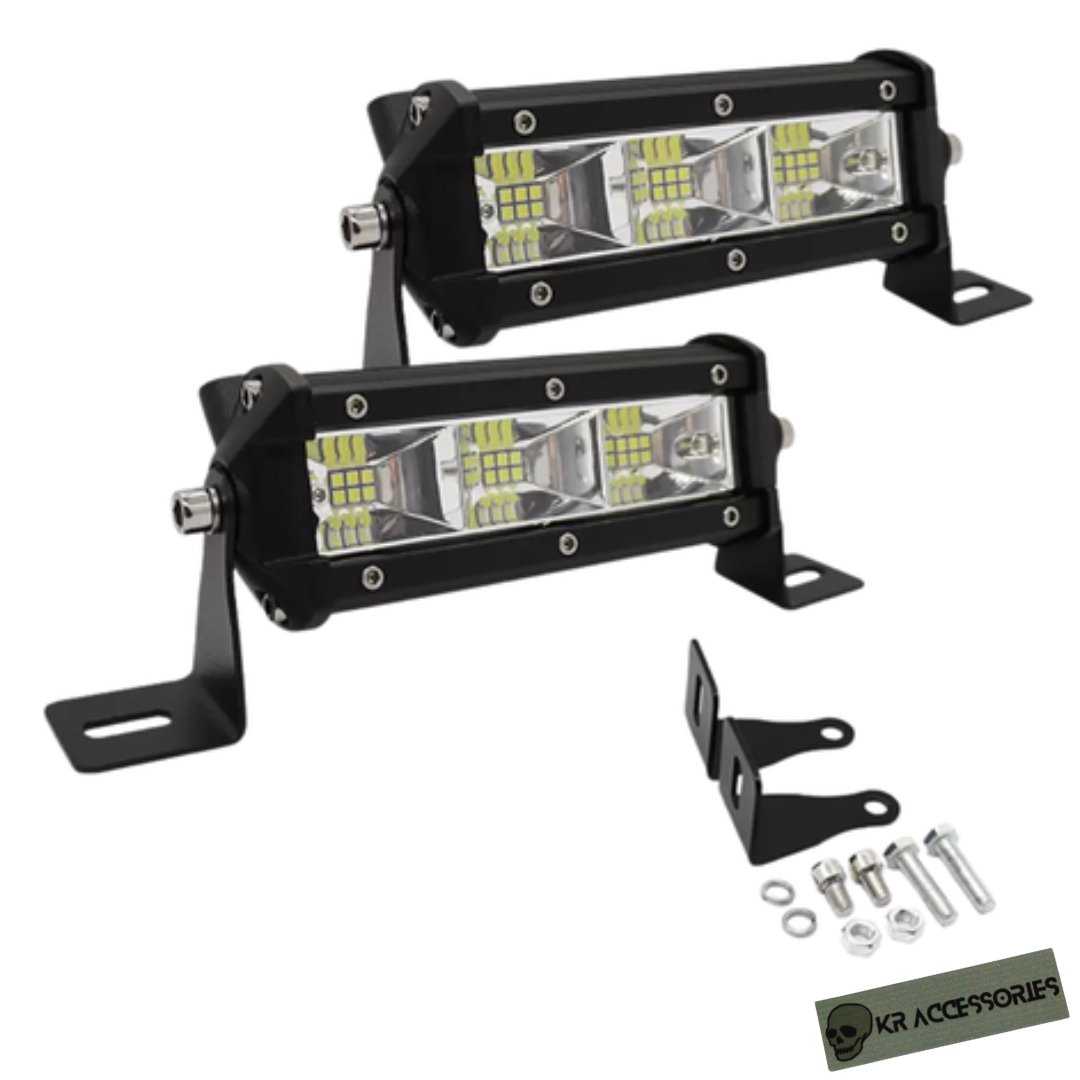 KR LED 8-Inch Bar Light Set (54W) | Shop Today. Get it Tomorrow ...