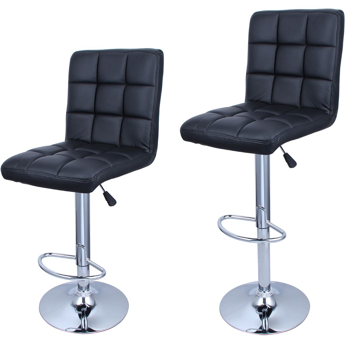 Bar Stools / Kitchen Breakfast Chairs - Set of 2 - Black Colour | Shop ...