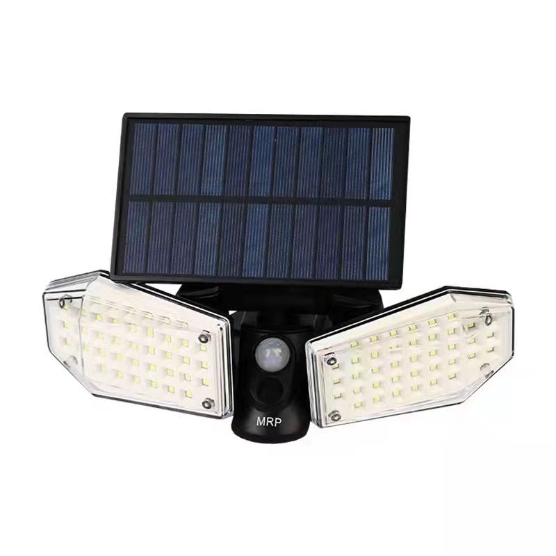 Solar LED Adjustable Light with two Panels and Sensor and Water Proof ...