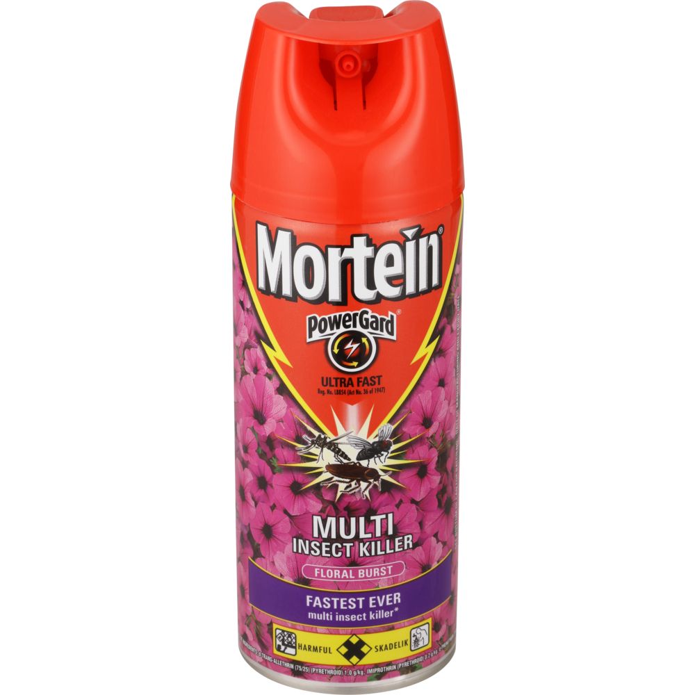Mortein 300ml, PowerGard Ultra Fast, Multi Insect Killer, Floral Burst ...