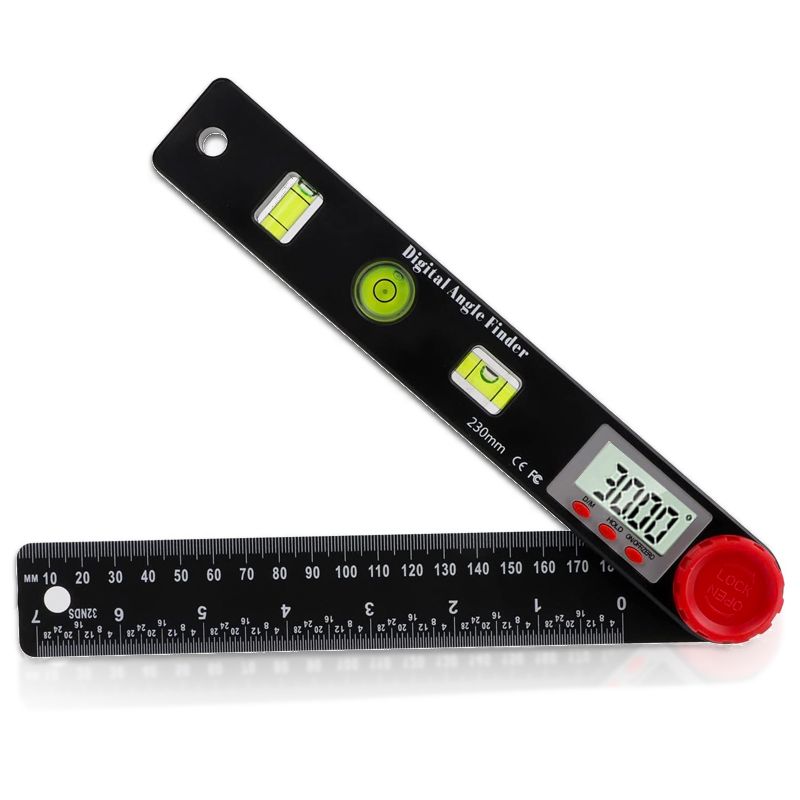 4-in-1 Digital Angle Finder Protractor Ruler Spirit Level Carpenters ...