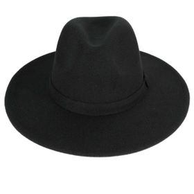 Wide Brim Fedora Vintage Black Hat-58cm | Shop Today. Get it Tomorrow ...