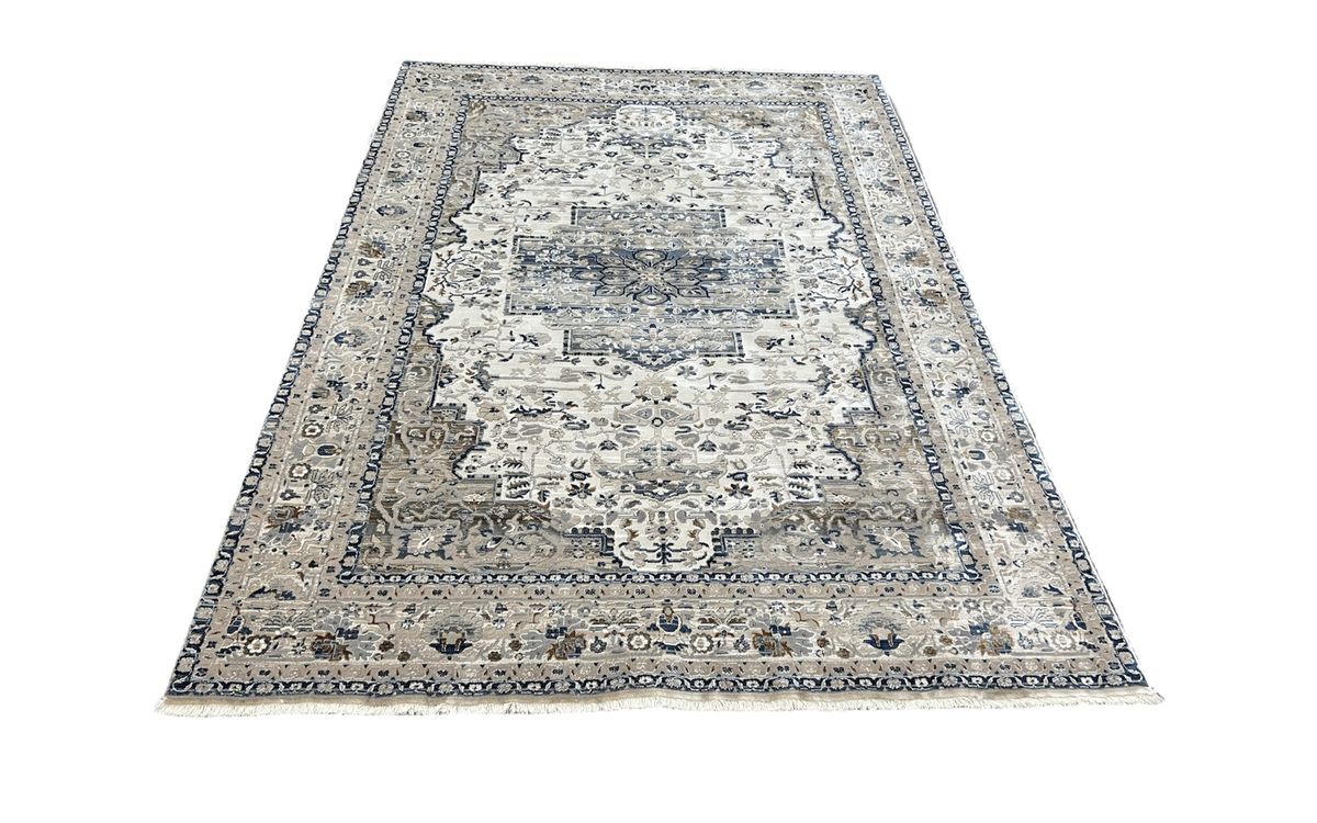 Machine Made Carpet Rug- Beige Blue 290 x 200 | Shop Today. Get it ...