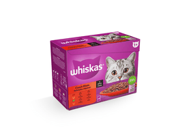 Whiskas Adult Pouch Multi- pack Classic Selection In Gravy (12 X 85g ...