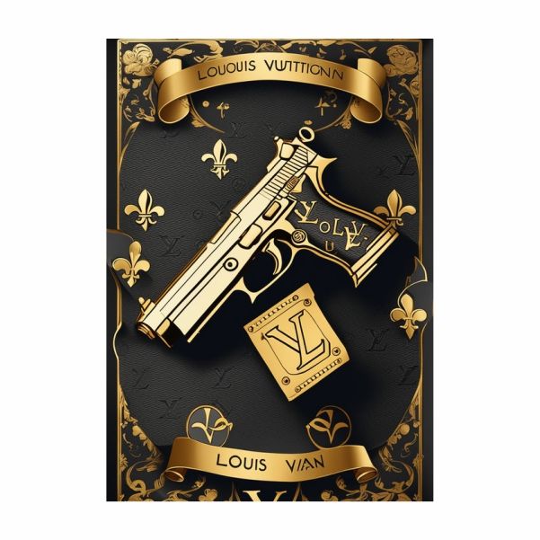 Louis Vuitton Gun - A1 Poster | Shop Today. Get it Tomorrow! | takealot.com