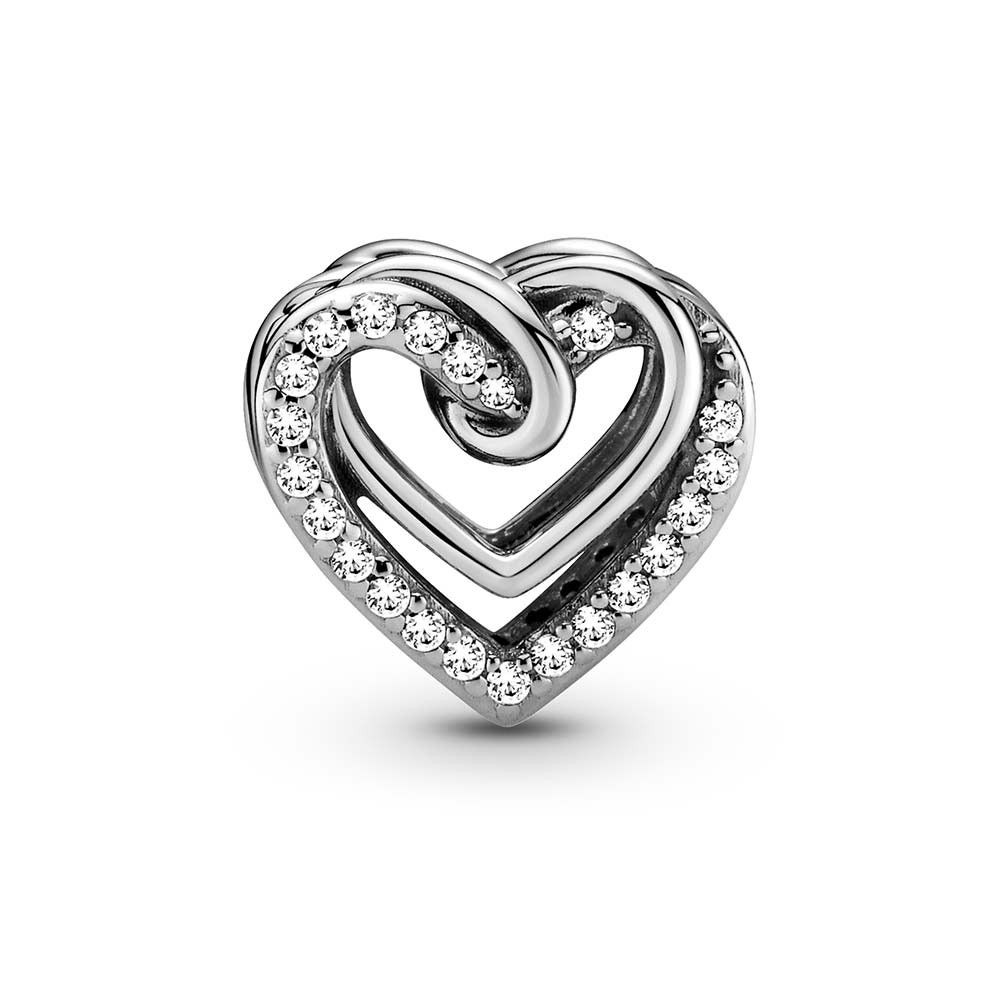 Pandora Sparkling Entwined Hearts Charm | Shop Today. Get it Tomorrow ...