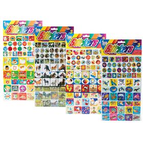 Bulk Pack x 8 Stickers - 3 Styles 100 Piece | Shop Today. Get it ...