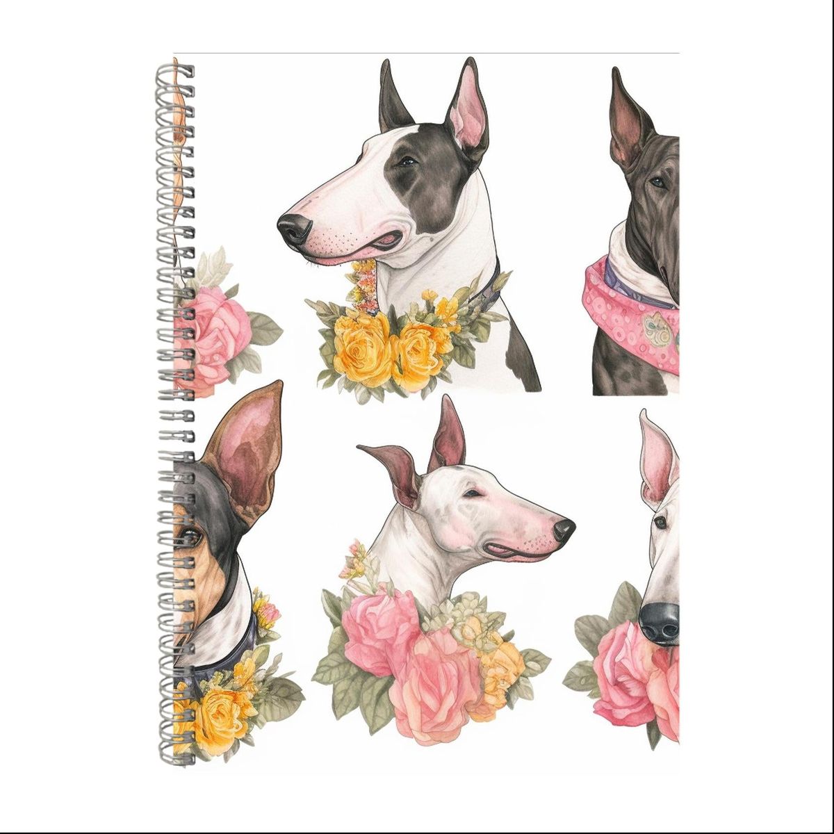 BULL TERRIER Watercolor Gift Idea A4 Notepad 259 | Shop Today. Get it ...