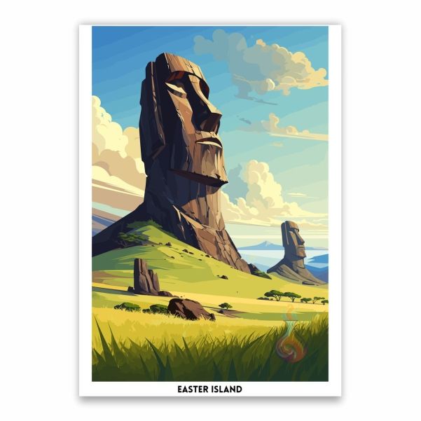 Easter Island Poster - A1 | Shop Today. Get it Tomorrow! | takealot.com