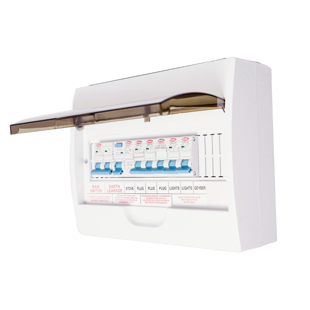 Complete 12 Way DB Board with Earth Leakage, Main Switch, and 5 ...
