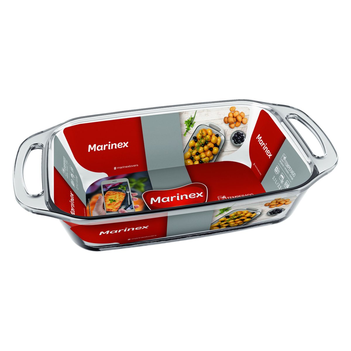 Marinex - Rectangular Roaster with Handles - 2.1 Liters | Shop Today ...