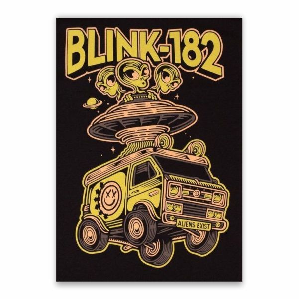 Blink 182 Aliens Exist Poster A1 Shop Today Get It Tomorrow