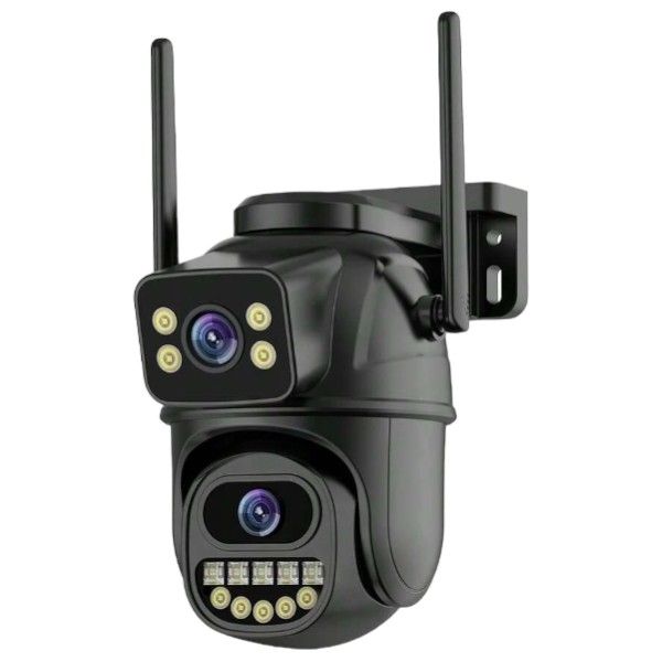 IP66 Waterproof Surveillance Camera With Dual Lens & Dual Screen ...
