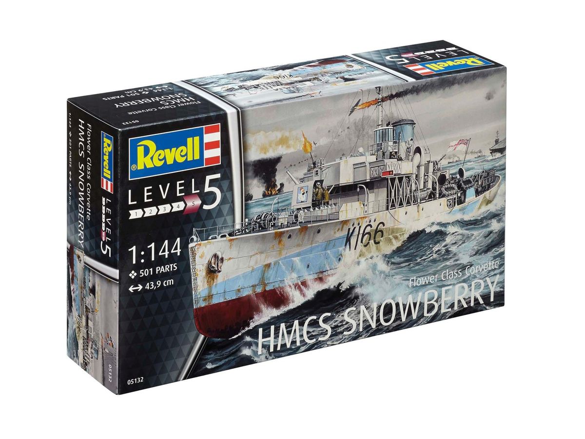Revell 1/144 Flower Class Corvette "HMCS Snowberry" Plastic Model Kit ...