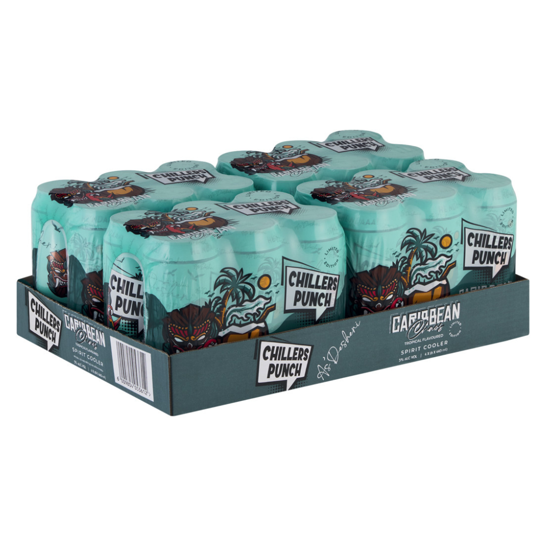 Chillers Punch Caribbean Chaos Limited Edition 24 x 440ml | Shop Today ...