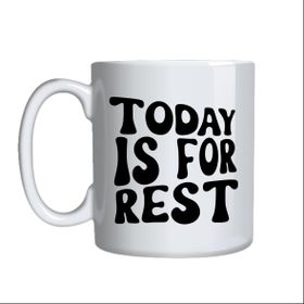 Rest Coffee Mugs Trendy Motivational Graphic Cup Design Birthday ...