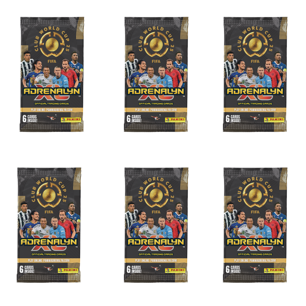 Panini FIFA Club World Cup 2025 Soccer Trading Cards 10 Packet Bundle ...