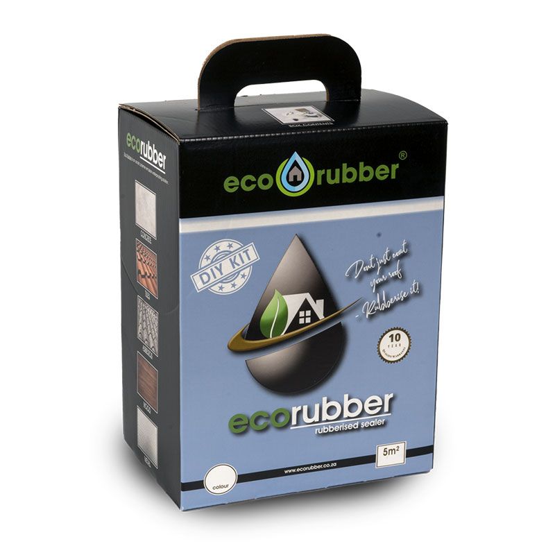 Eco Rubber Rubberized Waterproof Sealer 5M2 Contractors Light Grey ...