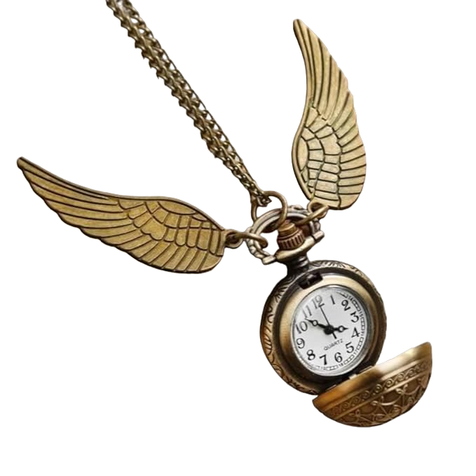 Harry Potter Golden Snitch Antique Quartz Pocket Watch - Gold | Shop ...