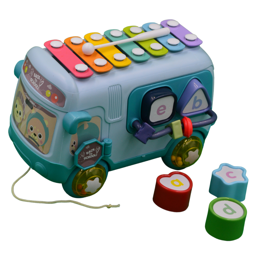 Mu Bear & Co- 5-in-1 Puzzle Bus Toddler Toy | Shop Today. Get it ...