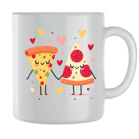 Pizza Coffee Mugs for Men Women Matching Couples Graphic Cups Present ...