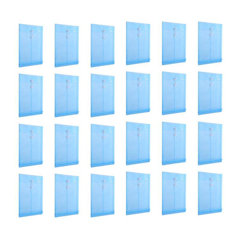 Deli - Translucent Blue, A4 Expandable Gusset File Bag - 24 Pack | Shop ...