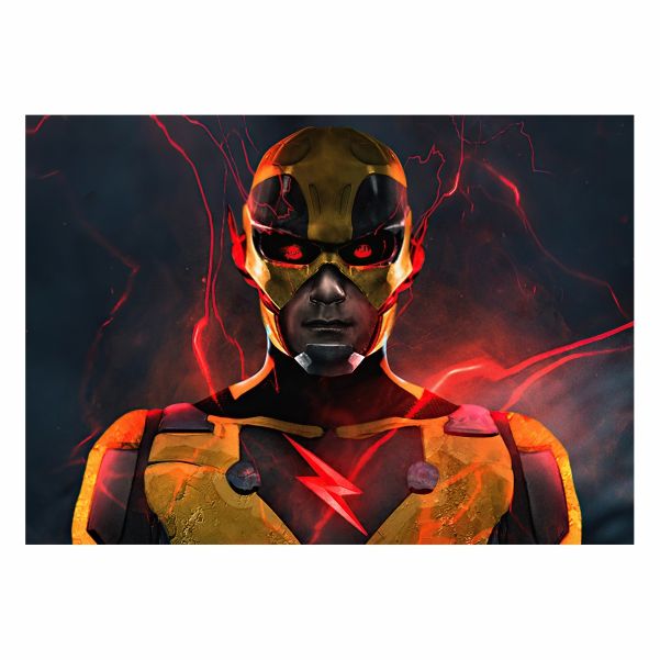 Reverse Flash Abstract - A1 poster | Shop Today. Get it Tomorrow ...