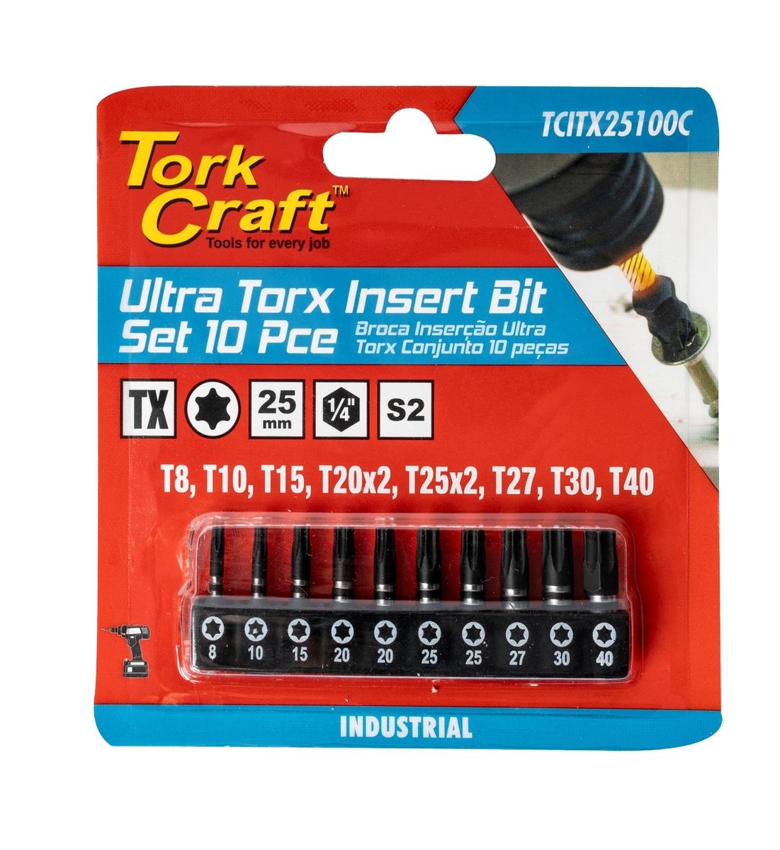 Tork Craft Torx Impact 10Pc Insert Bit Set | Shop Today. Get it ...
