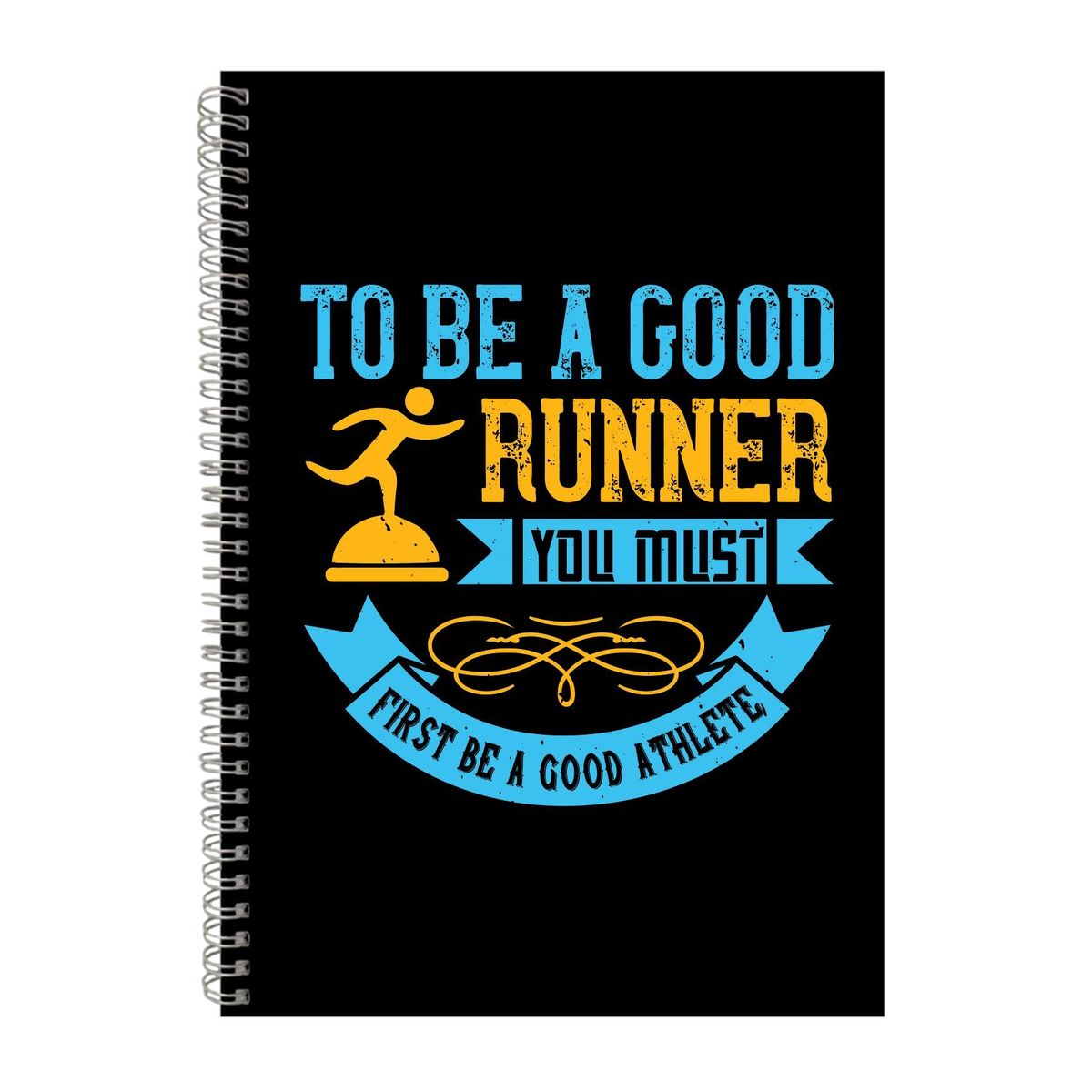 To Be A Good Runner Notebook Fitness Gift Idea A4 Notepad 160 | Shop ...