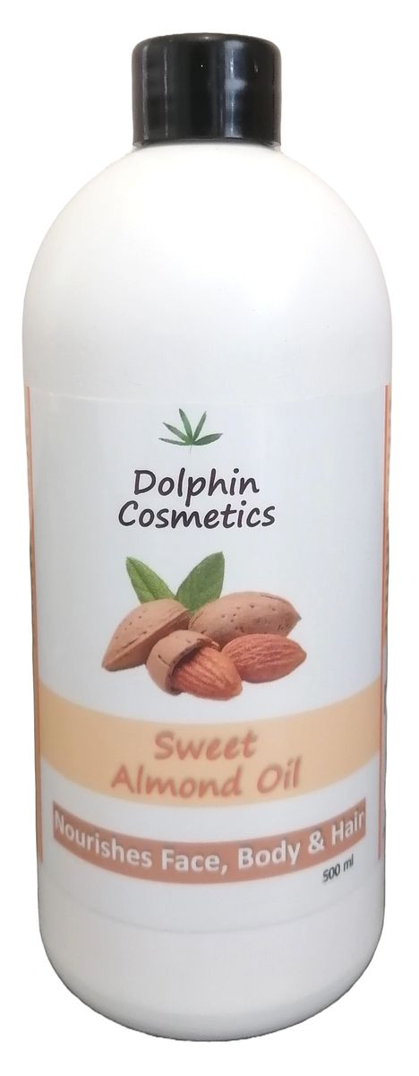 Dolphin Cosmetics Sweet Almond Oil Refined Organic 500ml | Shop Today ...