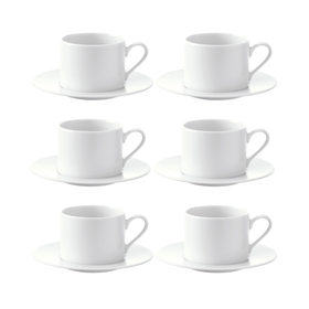 12 Piece Tea Cup and Saucer Set - White | Shop Today. Get it Tomorrow ...