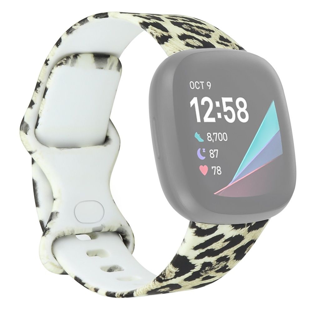 Silicone Pattern Strap with Infinity Buckle for Fitbit Versa 3 (Small ...